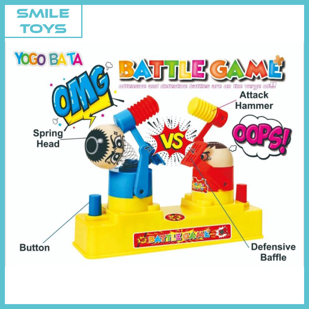Jual SM - Mainan Anak Hammer Game Head Battle Game Ukuran Besar - Funny ...