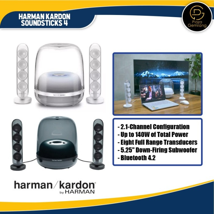 Jual Harman Kardon SoundSticks 4 - Sound Sticks 4 | Shopee Indonesia