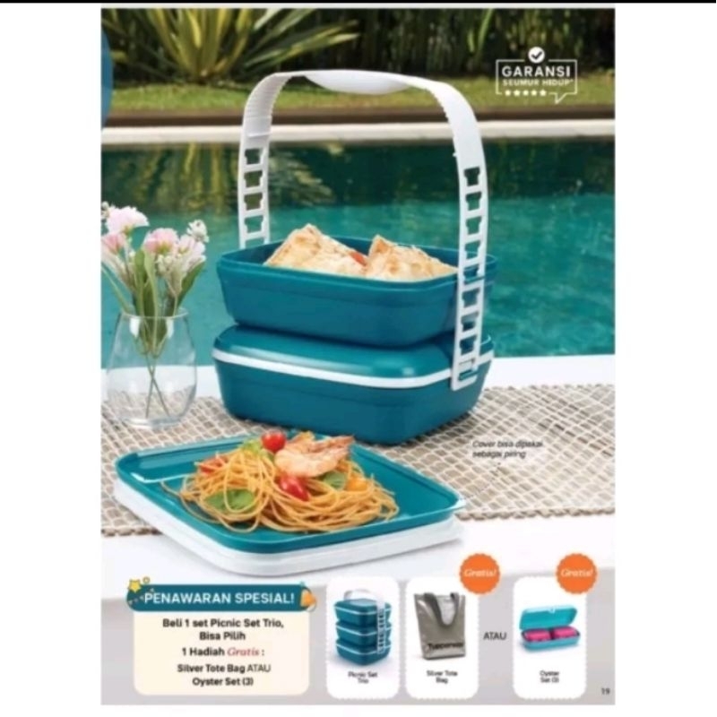 Jual Picnic set Trio rantang picnik ukuran besar | Shopee Indonesia