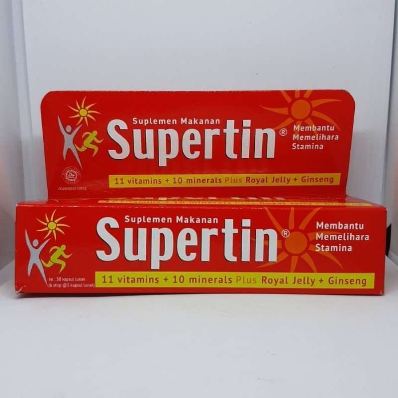 Jual Supertin box isi 30 tablet / vitamin lengkap / multivitamin dan ...