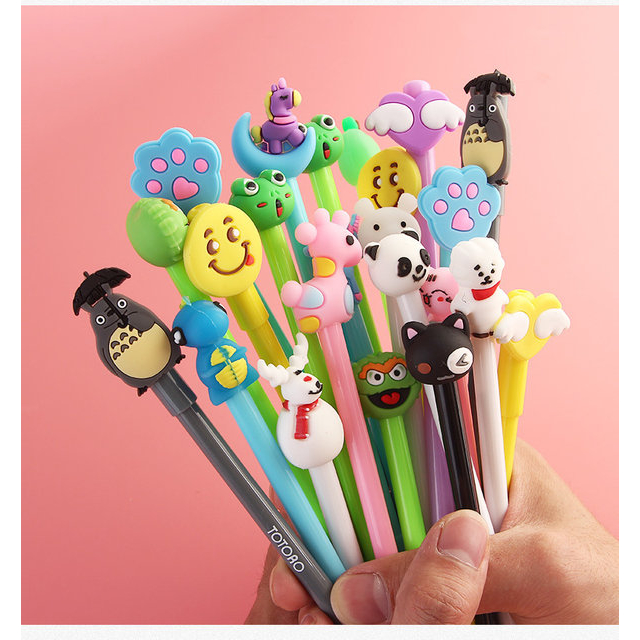 Jual OBRALL [BISA COD] Pulpen Gel Fancy model acak PULPEN GEL KARAKTER ...