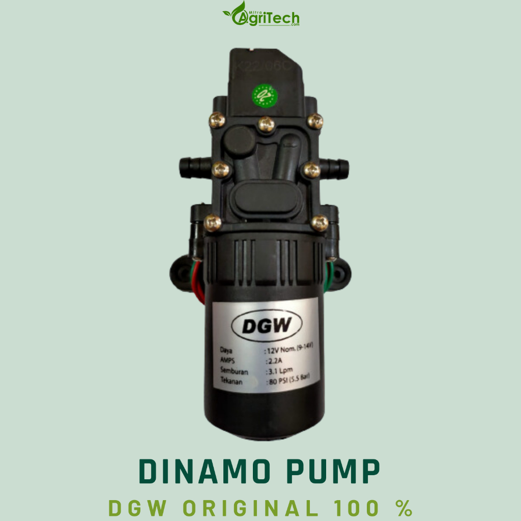 Jual DINAMO POMPA SPRAYER DGW ELEKTRIK DC 12V 80 PSI DINAMO PUMP ...