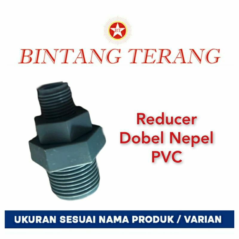 Jual double nepel 1 x 3/4 pvc / double drat luar / dobel nepel pvc 1 x ...