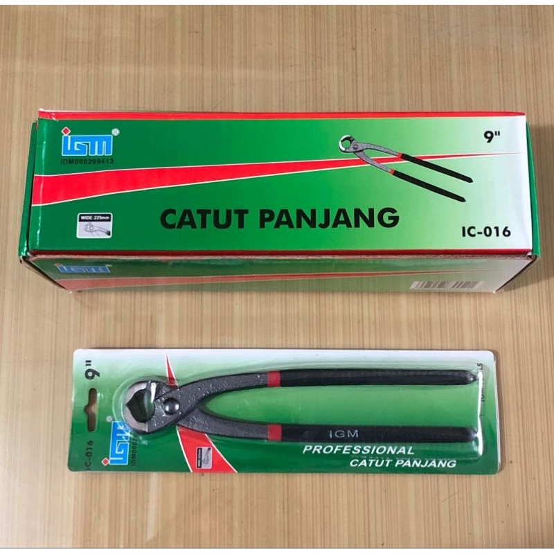 Jual tang gegep igm 9"/ catut panjang 9"/ tang potong besi/ tang potong ...
