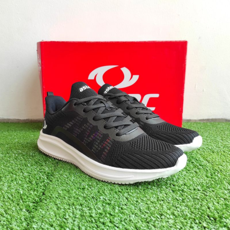 Jual Sepatu Running Astec GAIA Black Original | Shopee Indonesia