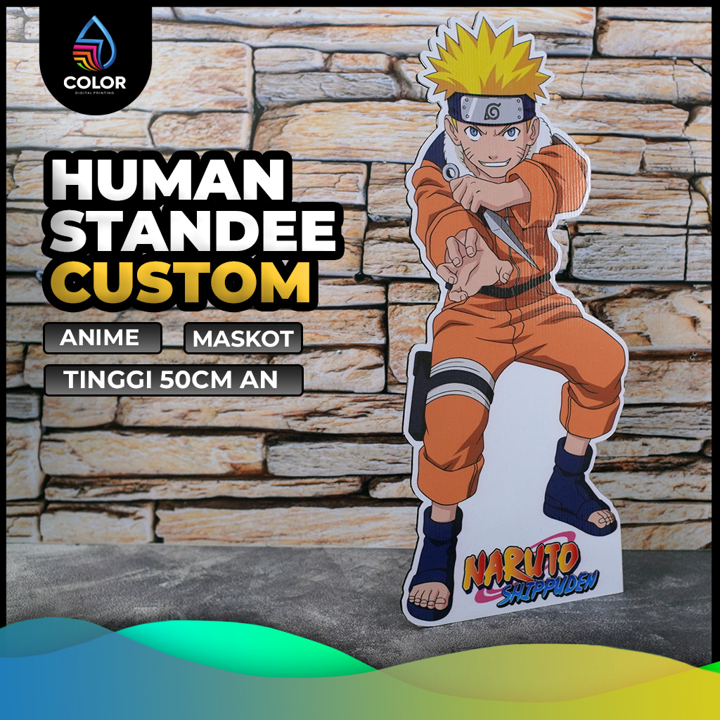Jual Human Standee Anime Custom Standee Maskot Tinggi 50cm | Shopee ...