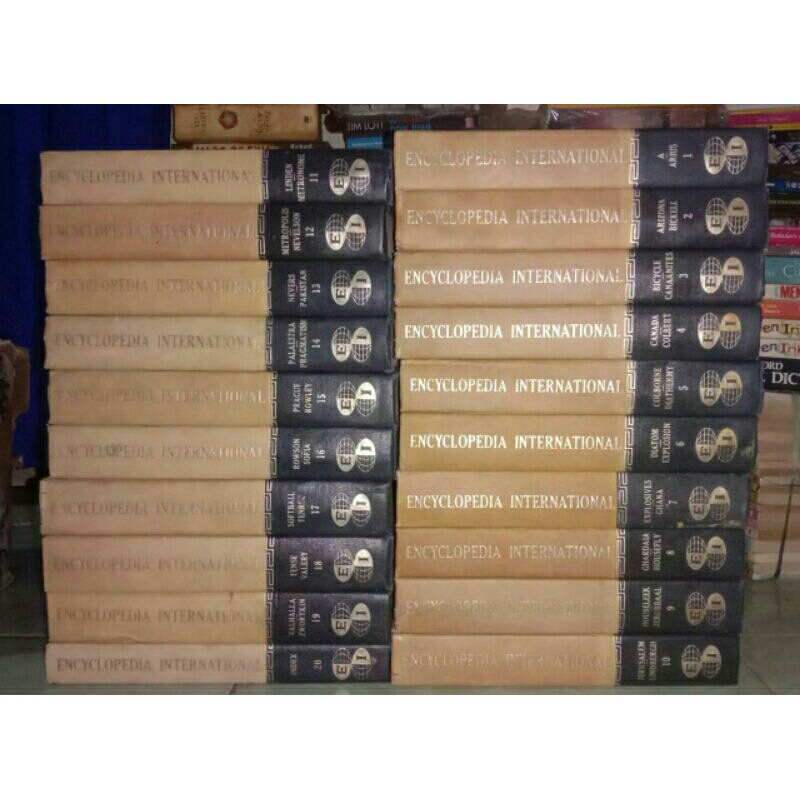 Jual Encyclopedia International - Volume 1-20 (Original) | Shopee Indonesia