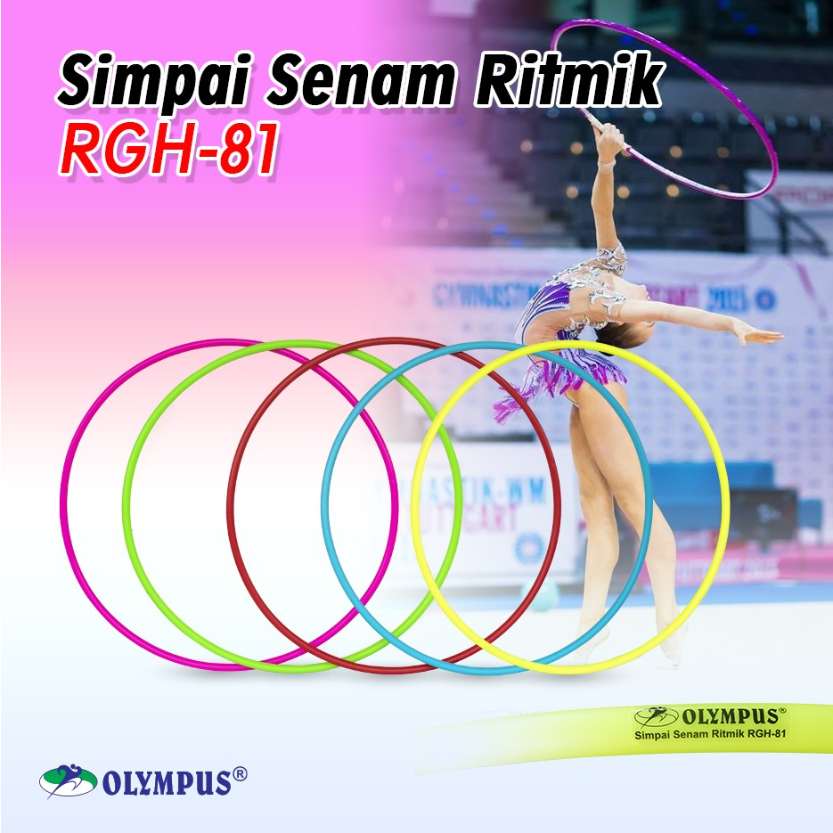 Jual Simpai Senam Ritmik RGH-81 (Rhythmic Gymnastic Hoop)-OLYMPUS ...