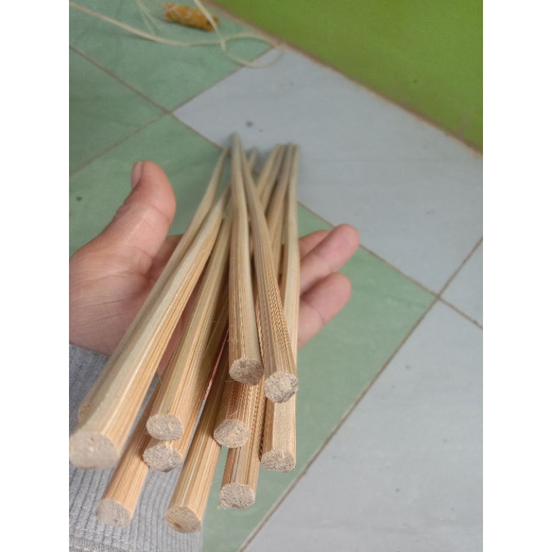 Jual stik bambu bulat diraut halus diameter 4-7mm panjang 40-60cm ...