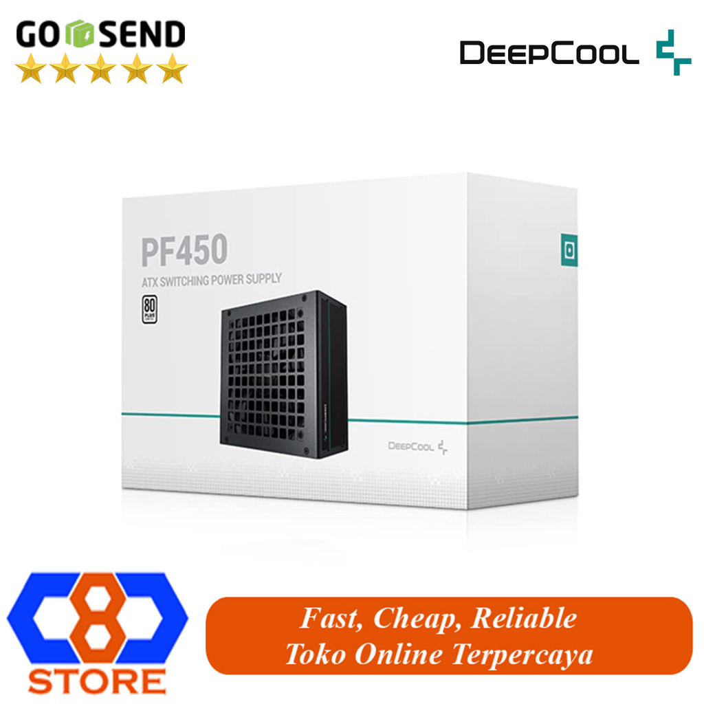 Jual PSU PC PSU DEEPCOOL POWER SUPPLY DEEPCOOL PF450 PF-450 450W 80 ...