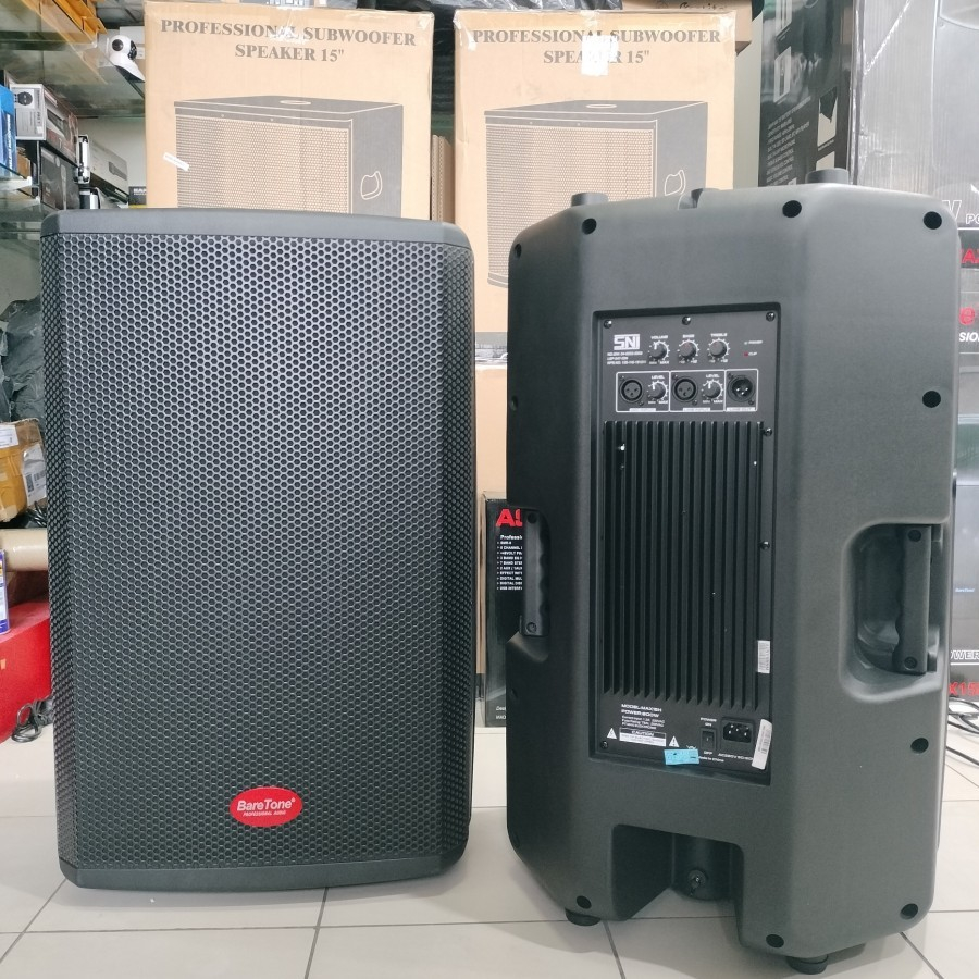Jual SPEAKER AKTIF 15 INCH BARETONE MAX15H RMS 800 WATT ORIGINAL SATUAN | Shopee Indonesia