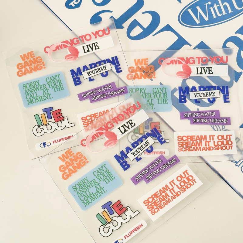 Jual FLUFFEISH - DPR LIVE STICKER | Shopee Indonesia