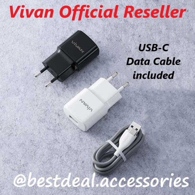 Jual Vivan Power Oval 3.0 Ver II 18W + USB-C Cable 1M Quick Fast ...