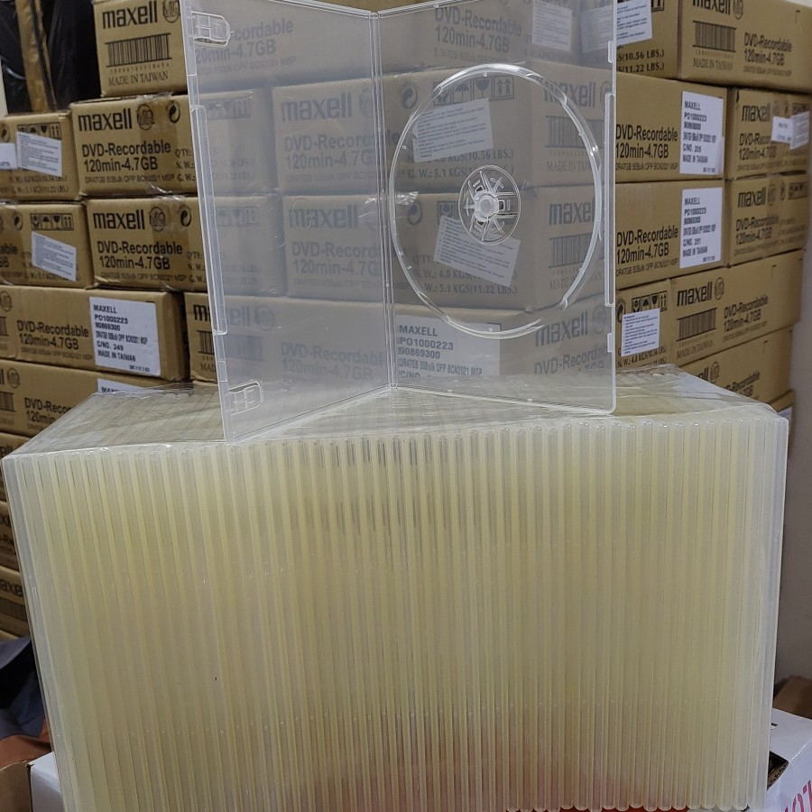 Jual Casing CD Case putih Dvd Single 7mm white 1 PCS | Shopee Indonesia