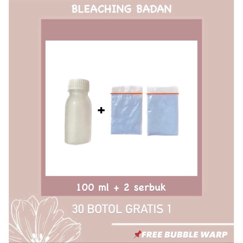 Jual 100ML | BLEACHING BADAN 2 SERBUK | Shopee Indonesia
