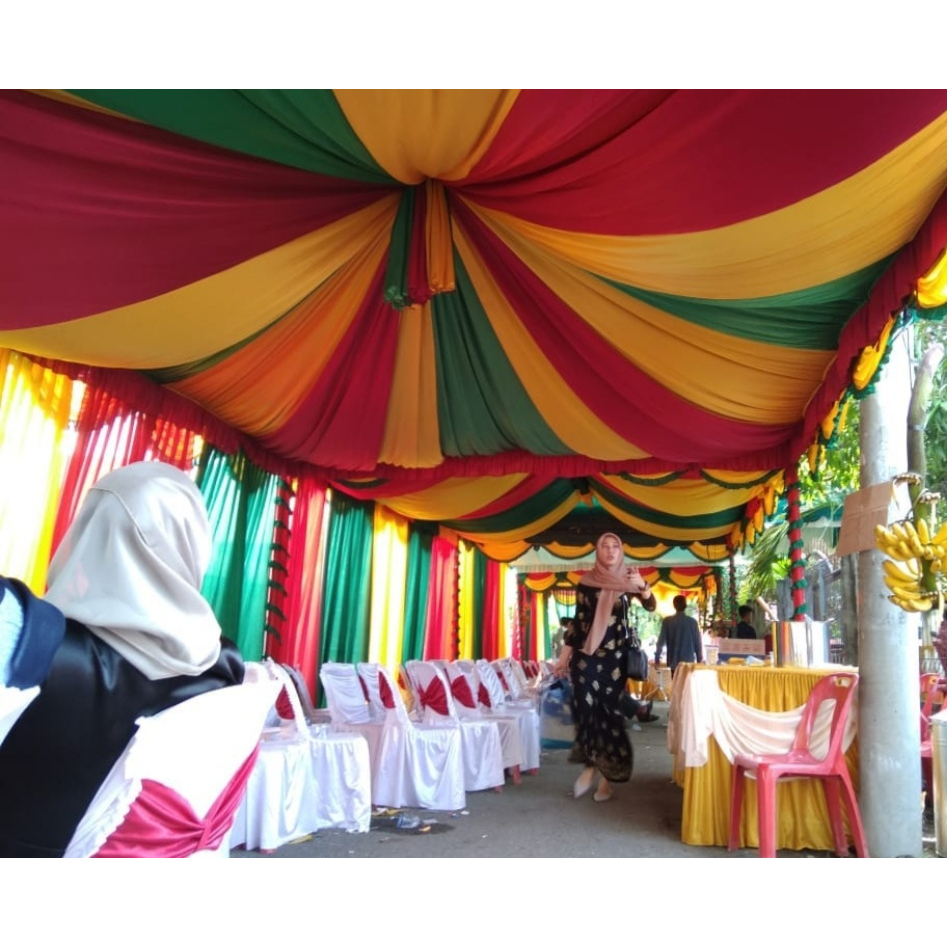 Jual Set Dekorasi Tenda (Custom ukuran dan warna) | Shopee Indonesia