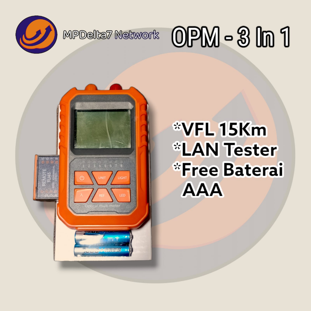 Jual OPM 3 in 1 Optical Power Meter+VFL 15Km+LAN Tester | Shopee Indonesia