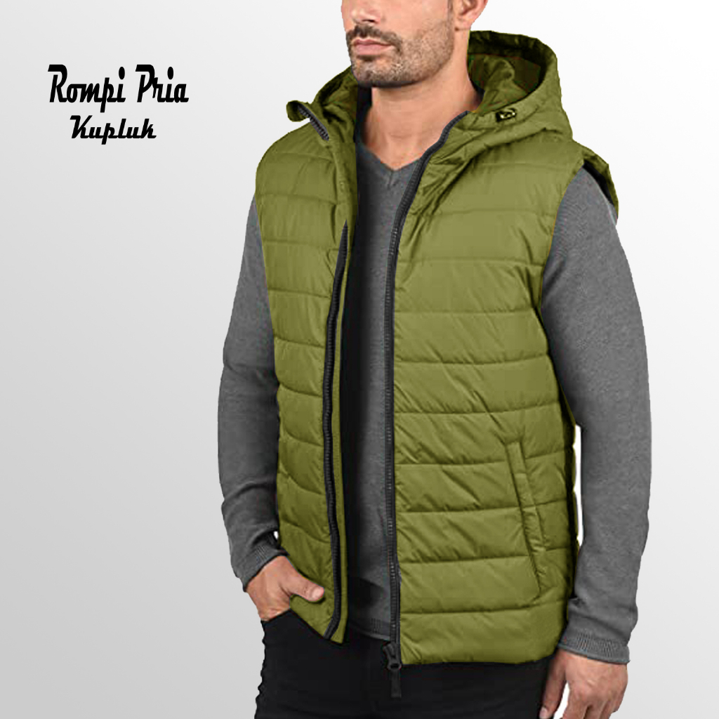 Jual Rompi Pria Dewasa Polos Pelindung Dada Vest Cowok Pria logo poloss ...