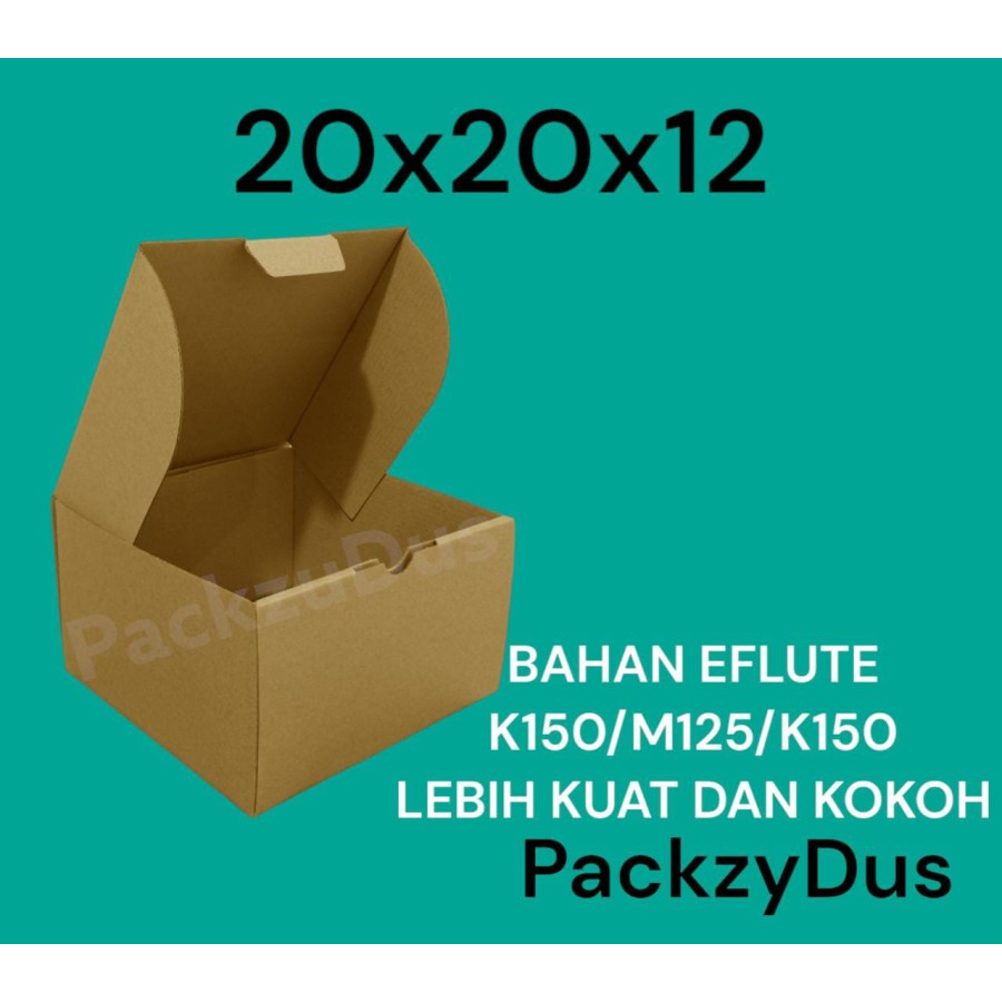 Jual Kardus Box Packing Diecut / Pizza uk 20x20x12 | Shopee Indonesia