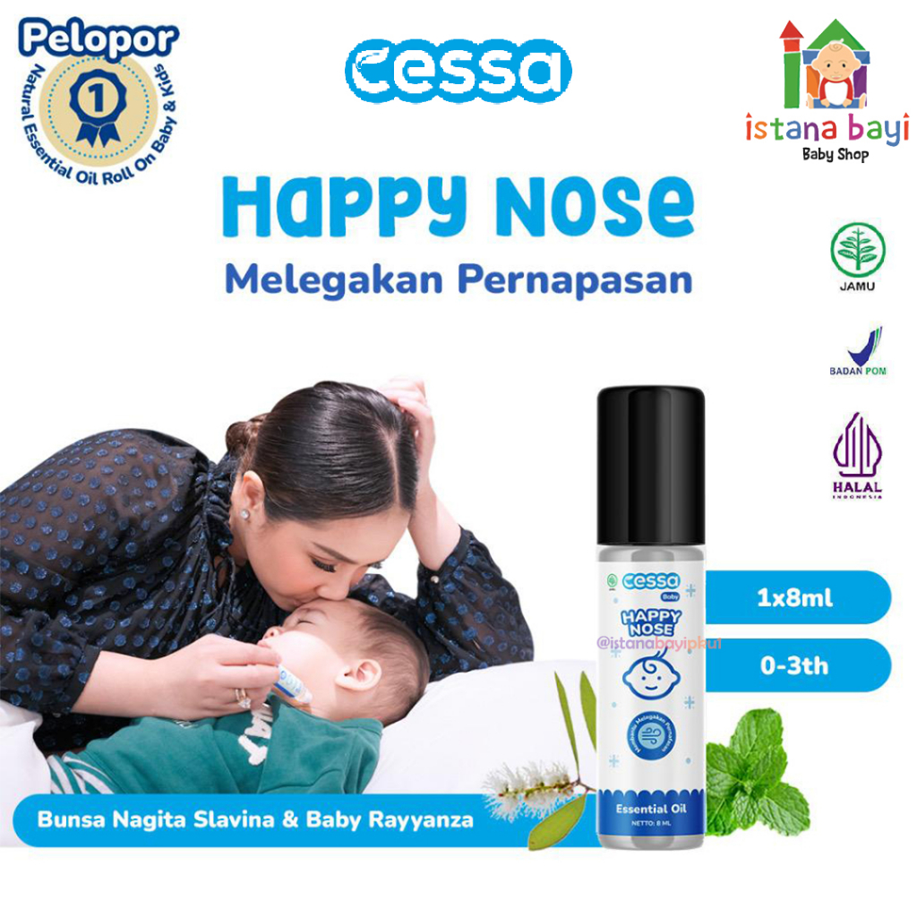Jual CESSA Happy Nose Baby (Flu dan Batuk) - Essential oil Meredakan ... Jual CESSA Happy Nose Baby (Flu dan Batuk) - Essential oil Meredakan ...