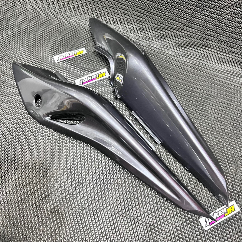 Jual body belakang ninja rr new kanan kiri sepasang abu-abu glossy abu ...