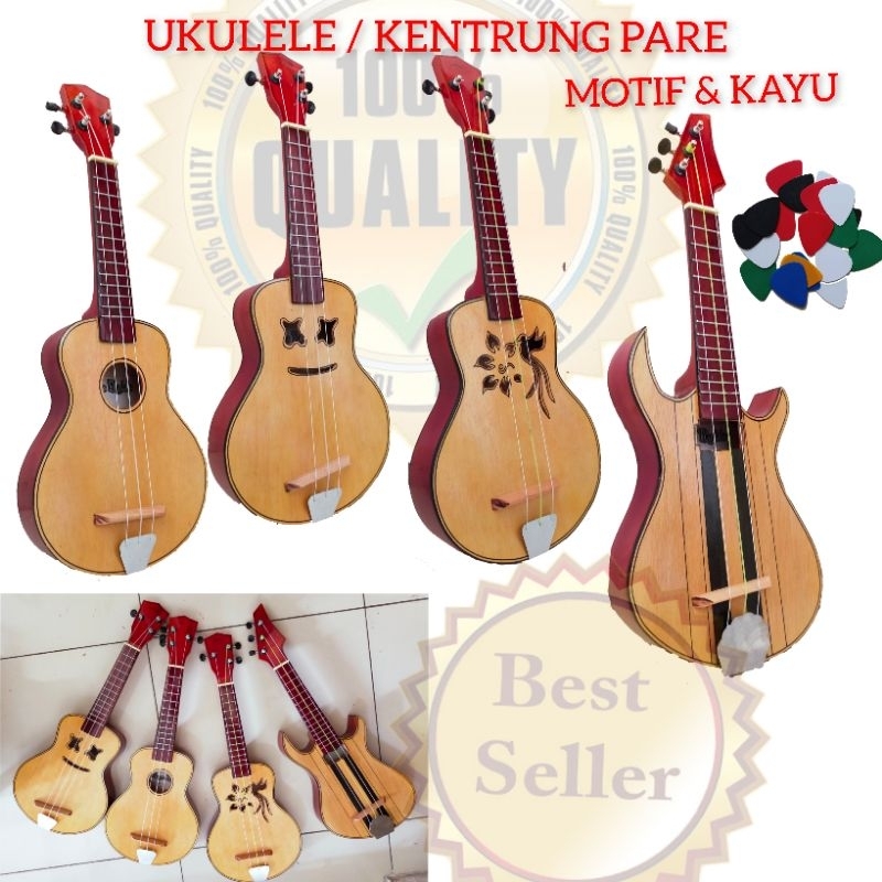 Jual ukulele kentrung pare senar 3 & 4 | Shopee Indonesia