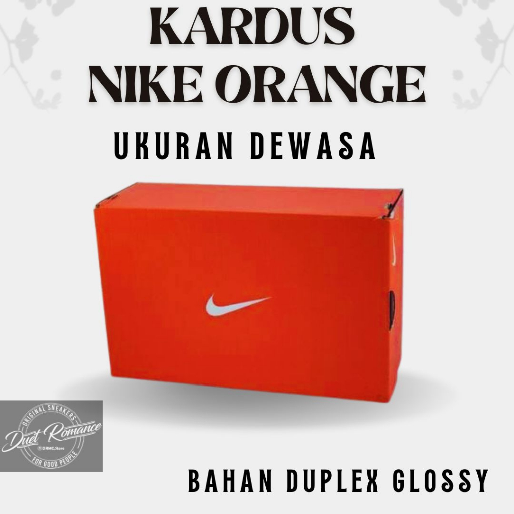 Jual Dus / Kardus / Box / Inner Box / Tempat Sepatu Nike Orange DUPLEX ...