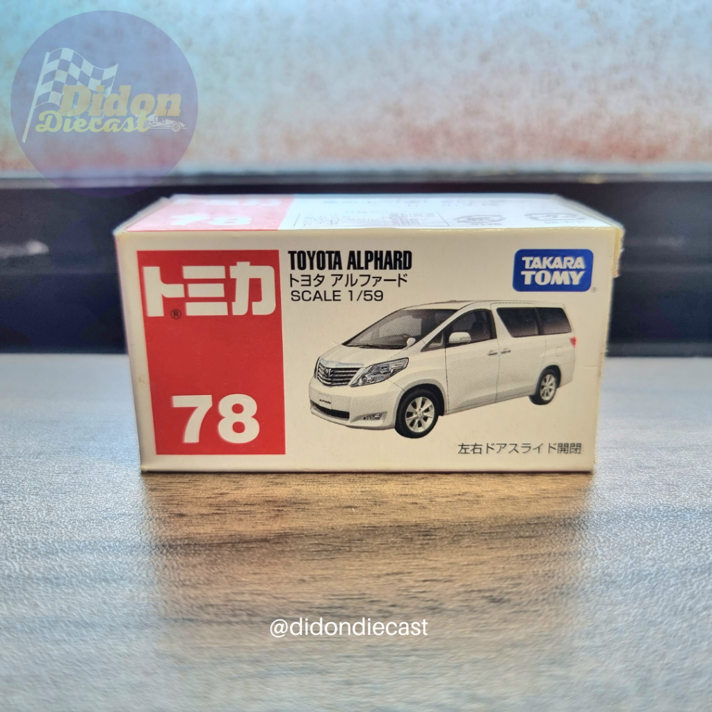 Jual TOMICA TOYOTA ALPHARD WHITE TAKARA TOMY MURAH | Shopee Indonesia