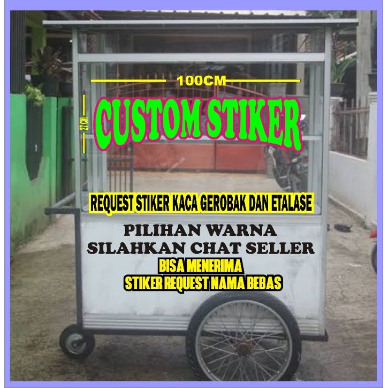 Jual stiker cutting variasi kaca etalase,kaca gerobak 2 warna custom ...