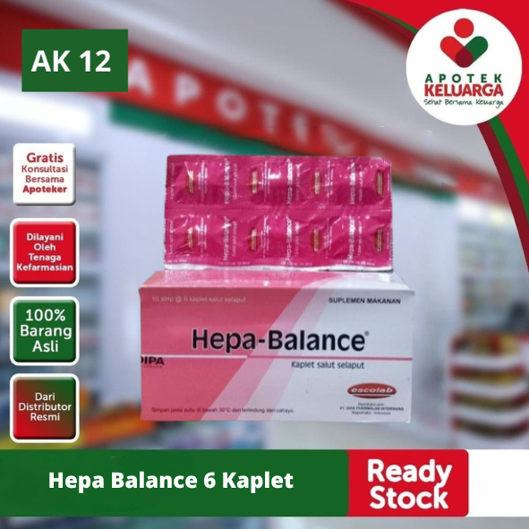 Jual HEPA BALANCE 6 TAB #MEMELIHARA KESEHATAB HATI | Shopee Indonesia