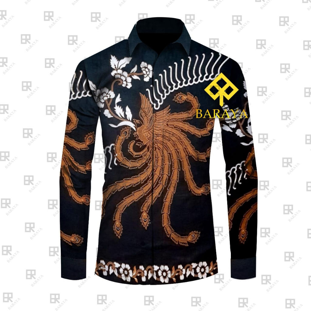 Jual KEMEJA BATIK PRIA LENGAN PANJANG BAJU BATIK PRIA ABADI BATIK ...
