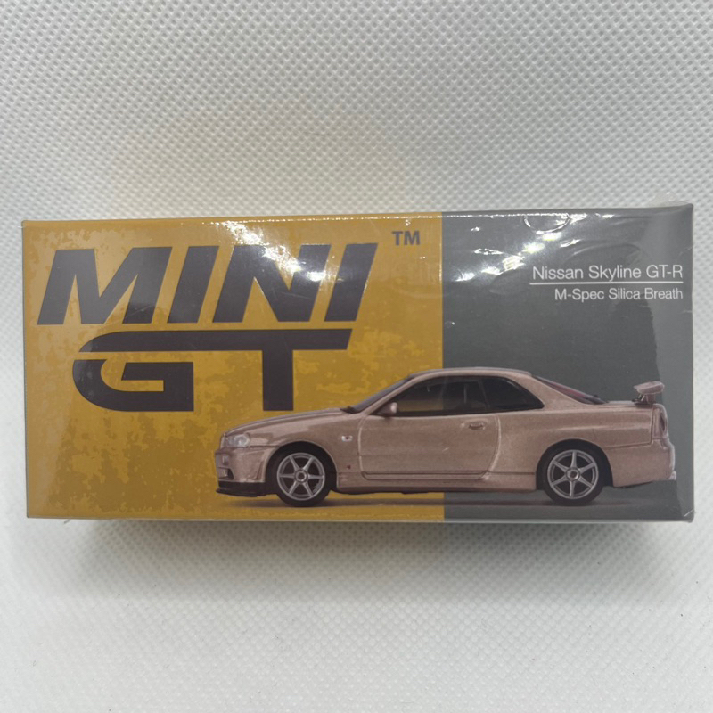 Jual Mini GT 348 Nissan Skyline GT-R R34 M-Spec Silica Breath Minigt ...