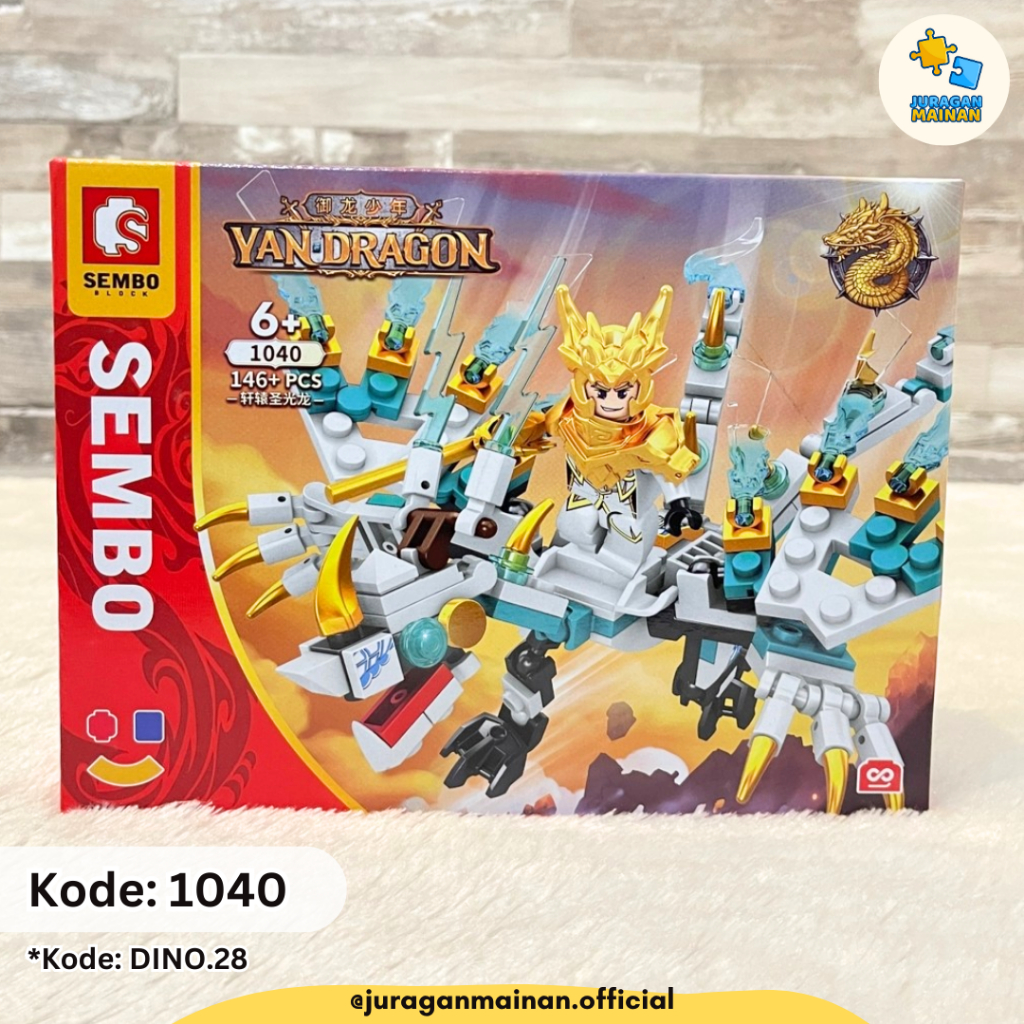 Jual SEMBO BLOCKS Yan Dragon Series - Bricks Mainan Balok Mainan ...