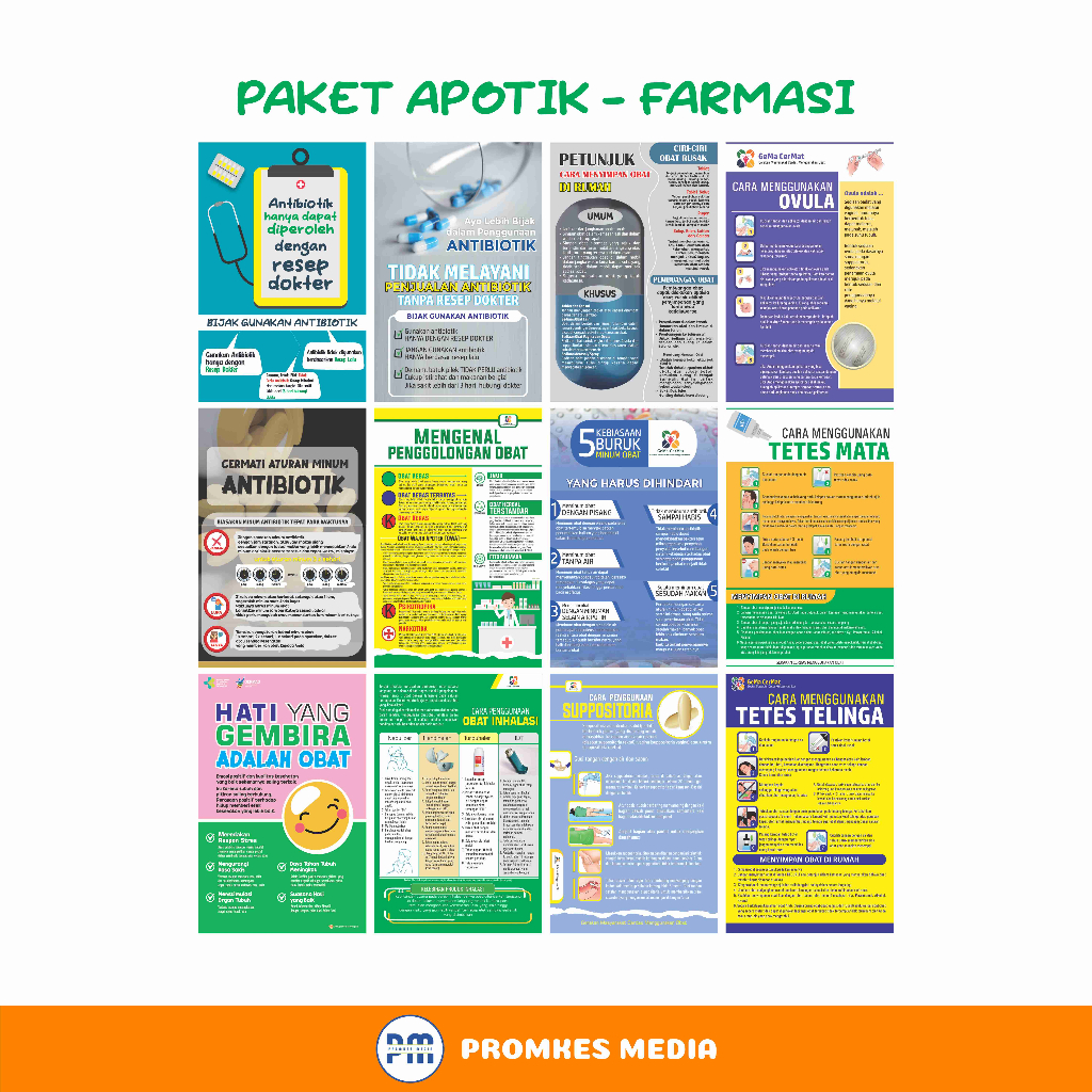 Jual Paket : Poster Farmasi, Poster Apotek | Shopee Indonesia