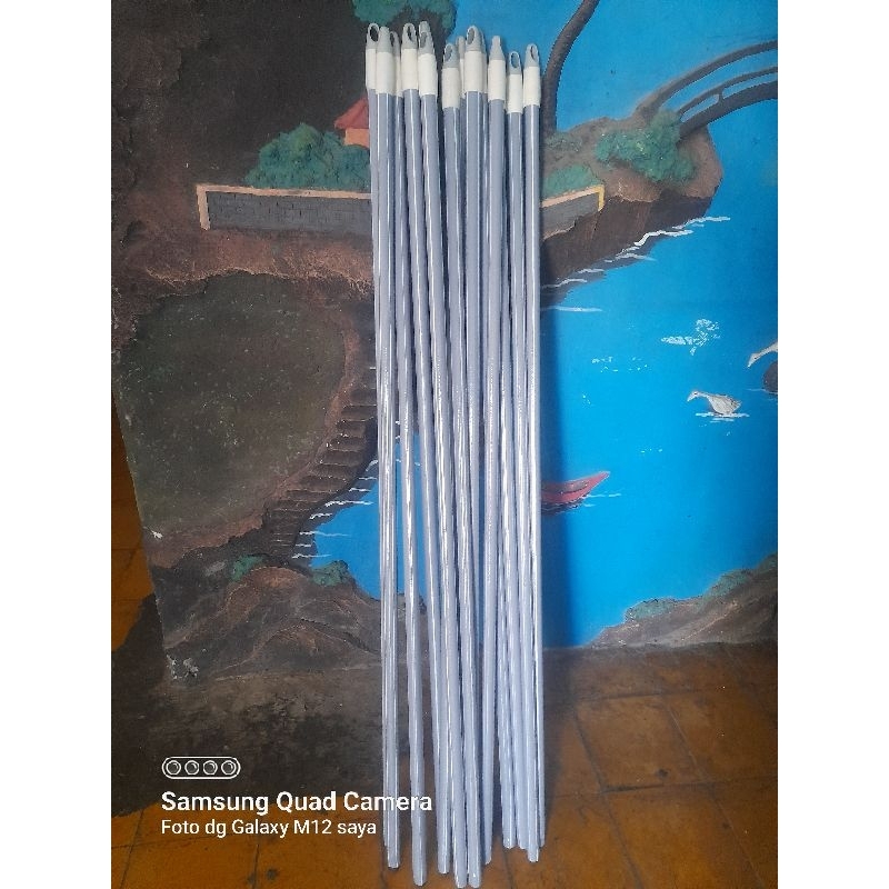 Jual stik tongkat lobby duster pvc panjang 110cm | Shopee Indonesia