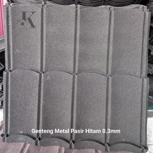 Jual Genteng Metal Pasir Hitam / Atap Genteng Pasir / Genteng Galvalum ...