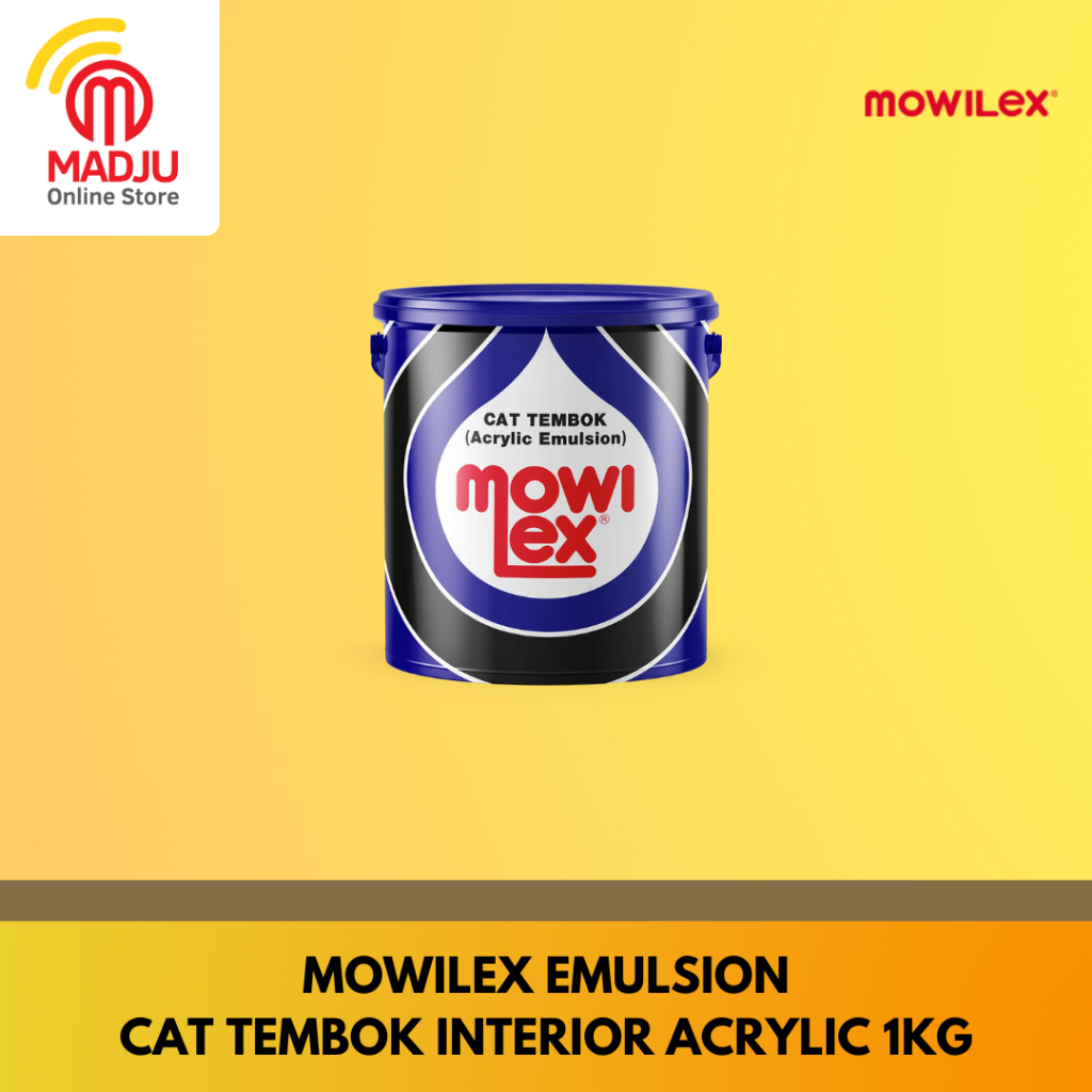 Jual MOWILEX EMULSION CAT TEMBOK ACRYLIC EMULSION CAT DINDING INTERIOR ...