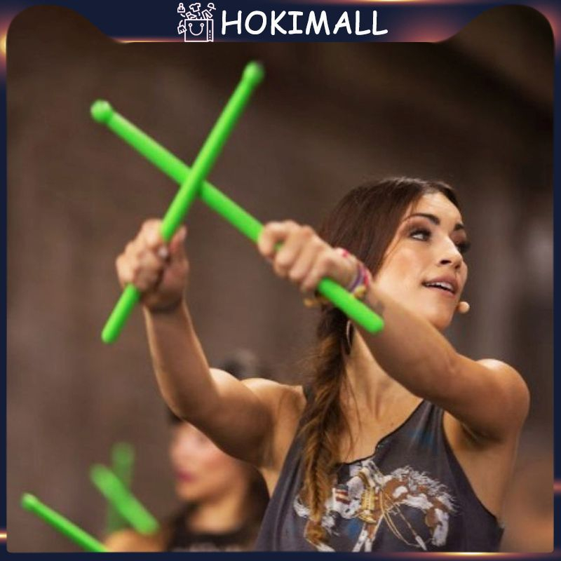 Jual Stick Pound Fit Workout Ripstix Poundfit Stik Nylon Pound Rockout ...