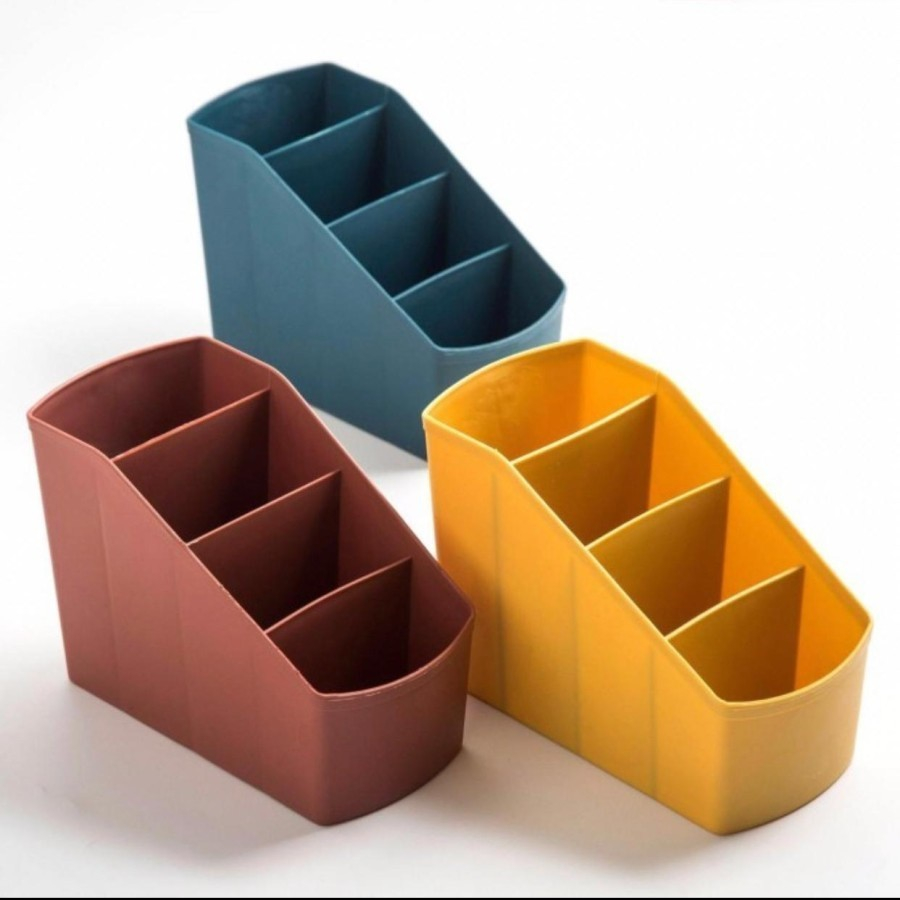 Jual Rak Meja Alat Tulis 4 Sekat - Rak ATK (Stationery Box) | Shopee ...