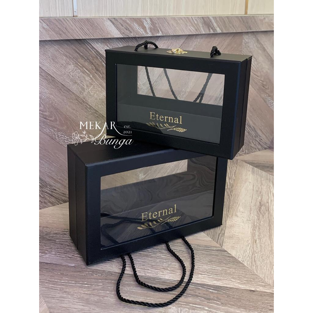 Jual (BOX 5) - (2 Ukuran) Bloom Box Bunga Flower Box Eternal Mika ...