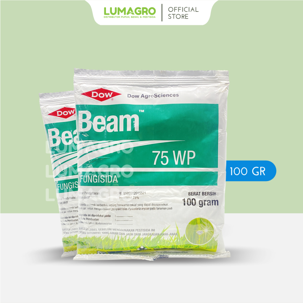 Jual Fungisida Beam 75WP 100gr Trisiklazol Pencegah Penyakit Blas Pada ...