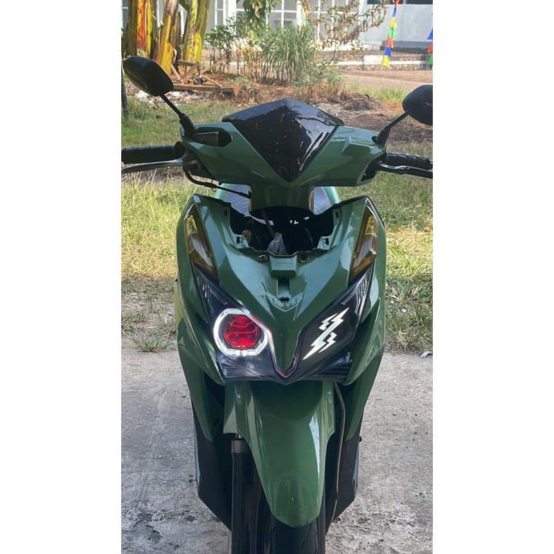 Jual lampu utama vario 125 old biled blue lens dengan sepek full joss ...