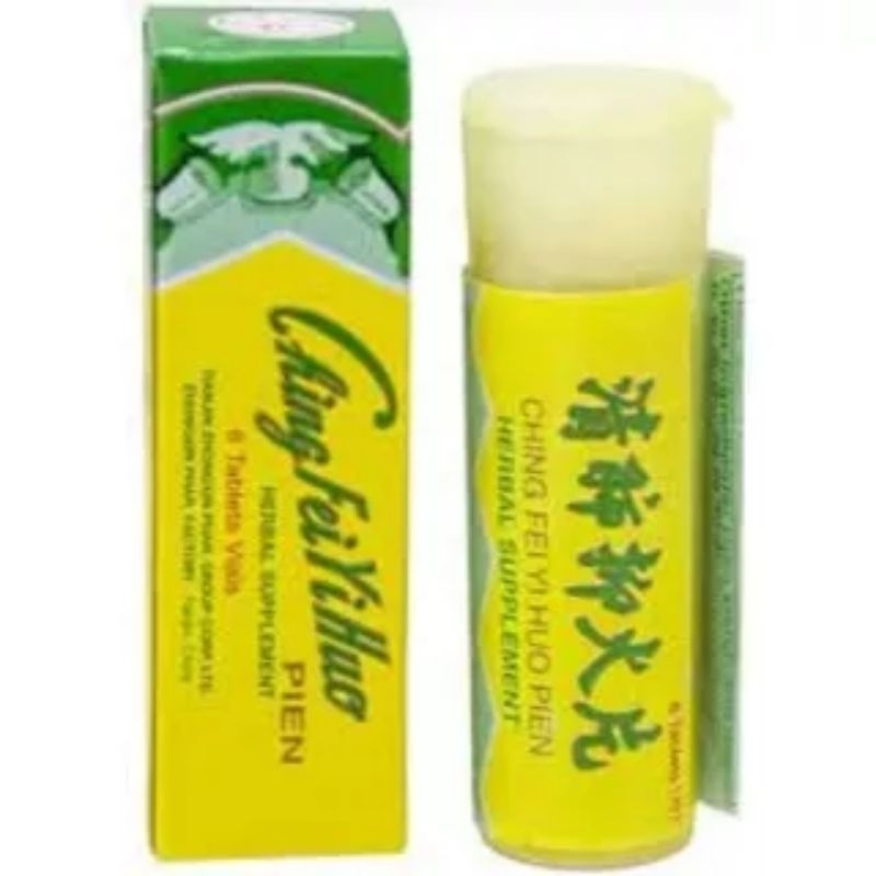 Jual Ching Fei Yi Huo Pien [ Per Botol Kecil ] - Obat Batuk Pilek ...