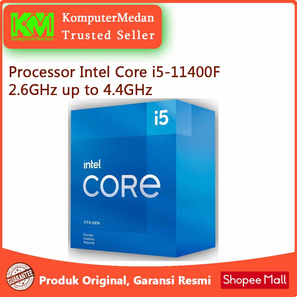 Jual Processor CPU Intel Core i5 11400F 2.6GHz up to 4.4GHz LGA 1200 | Shopee Indonesia