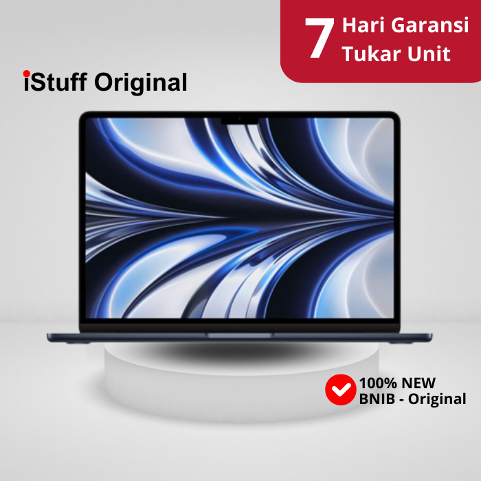 Jual Macbook Air M2 Chip 2022 512GB 256GB Midnight Starlight Resmi ...
