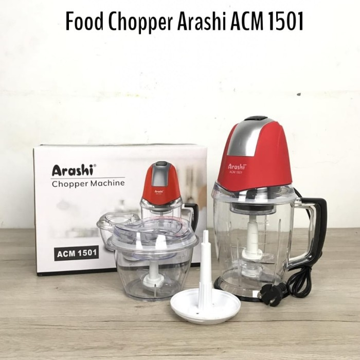 Jual Arashi Food Chopper Blender Multi Fungsi ACM 1501 1.5 Liter ...
