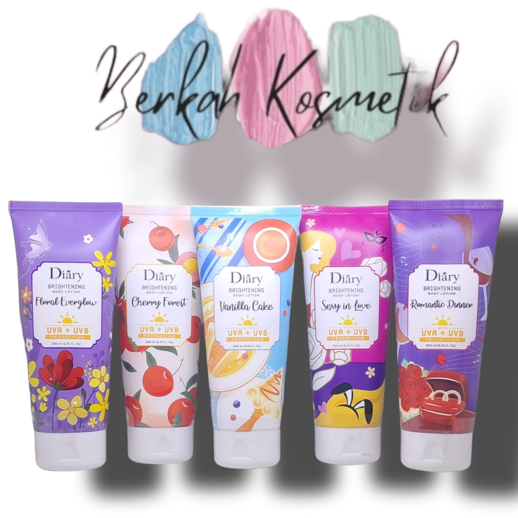 Jual Brightening Body Lotion Diary 200 ML | Shopee Indonesia