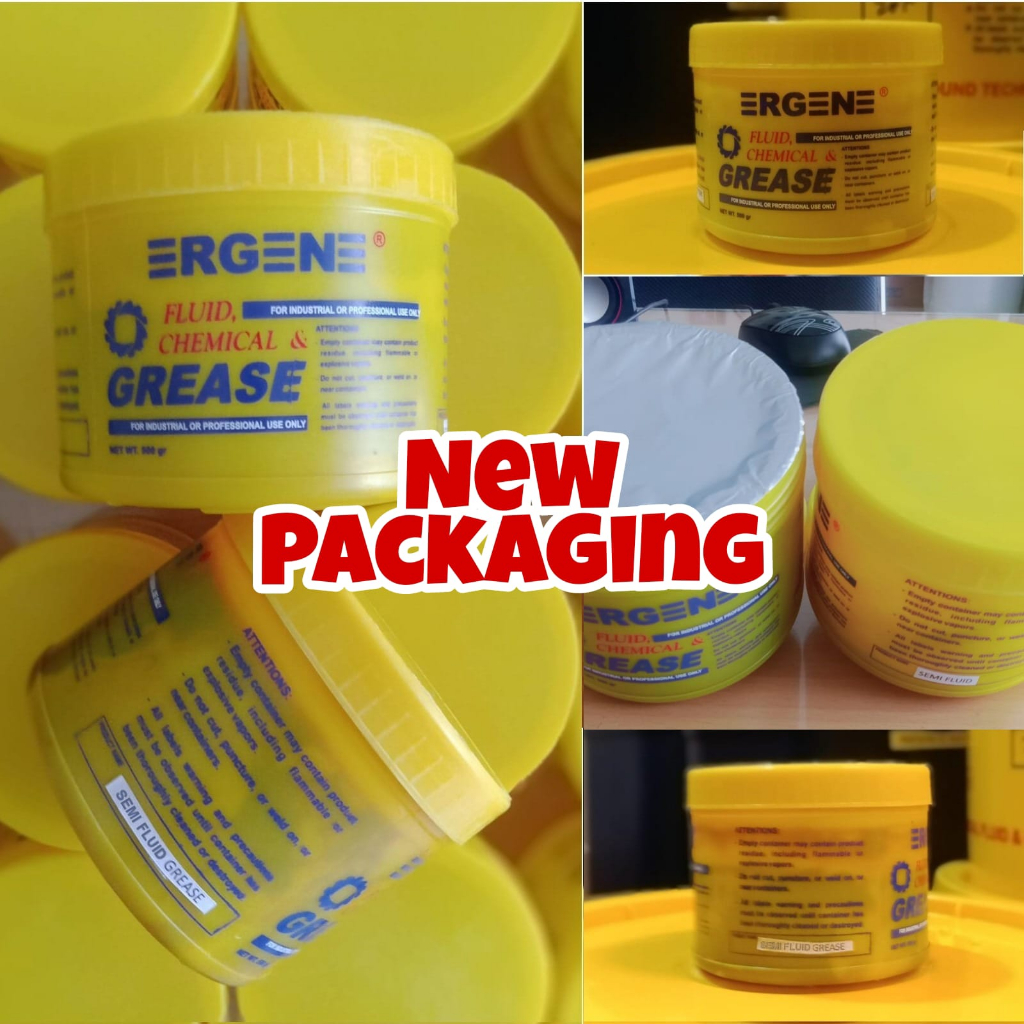 Jual ERGENE Semi Fluid Grease 500gram - ERGENE Minyak Gemuk Pelumas Semi Cair kemasan 500ml ...
