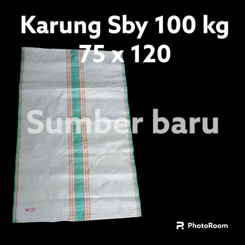 Jual karung plastik sby 100 kg ukuran 75 x 120 | Shopee Indonesia