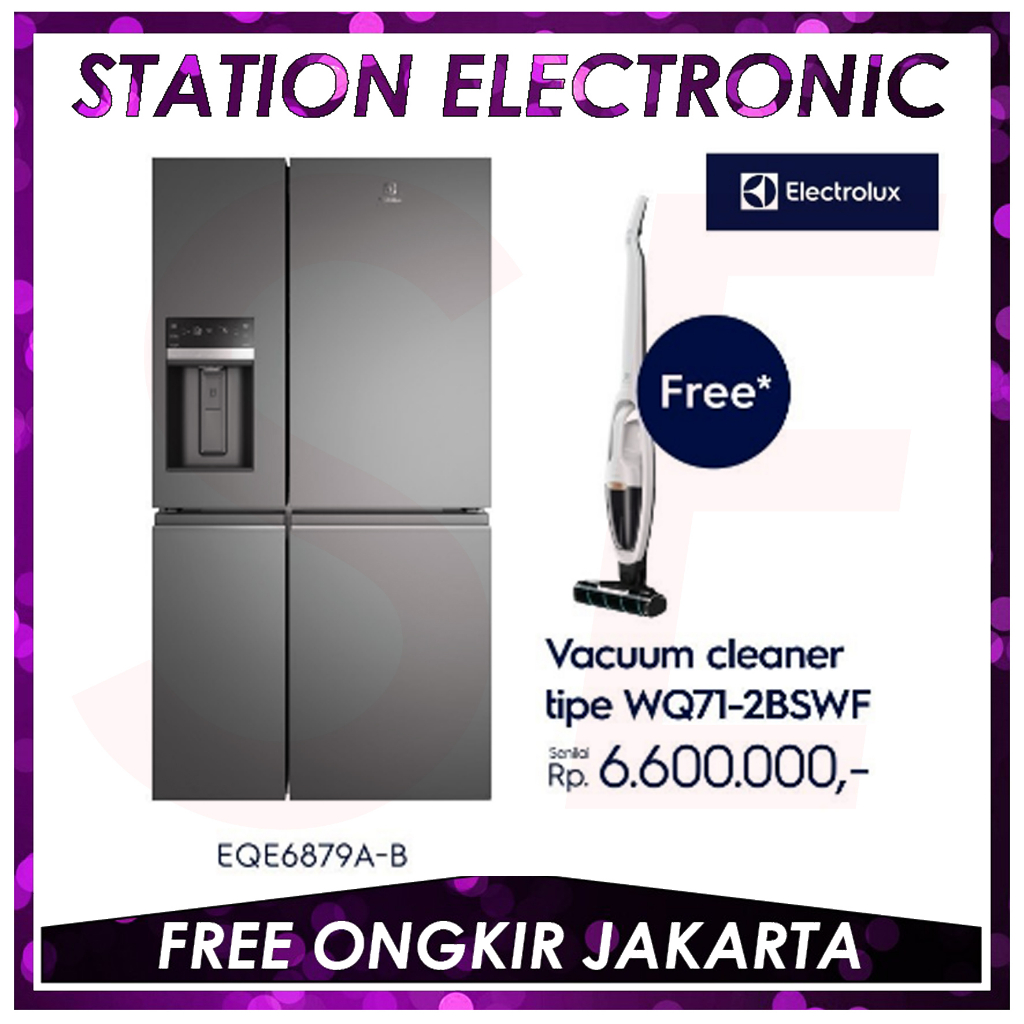 Jual Kulkas Side By Side Electrolux EQE6879A-B Kulkas 4 pintu 609L ...